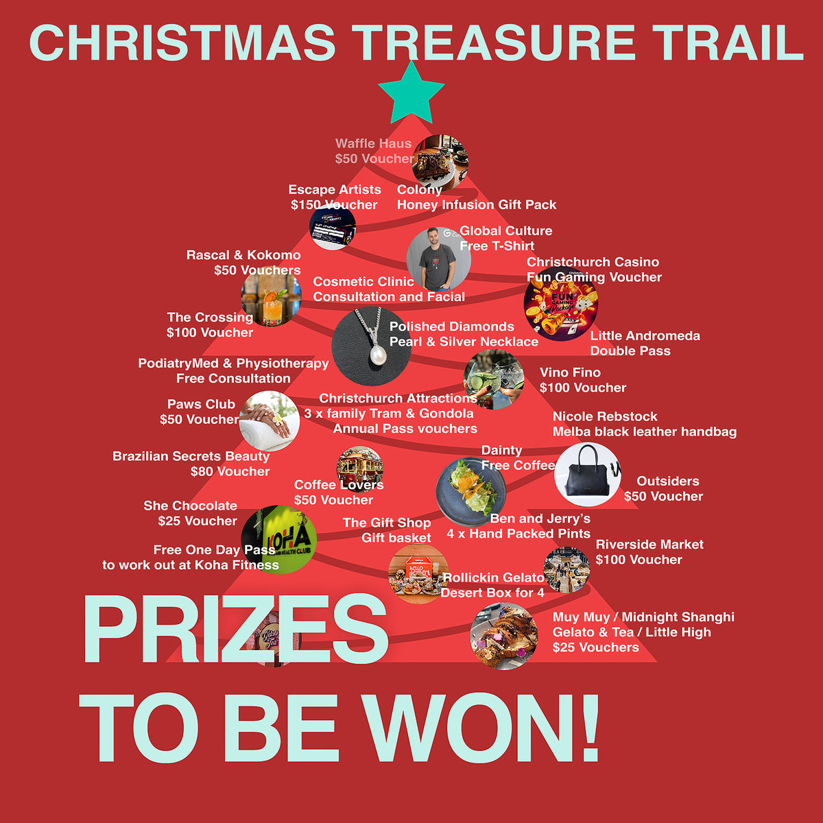 Christmas Treasure Trail 2024 in Christchurch Central | Paws Club